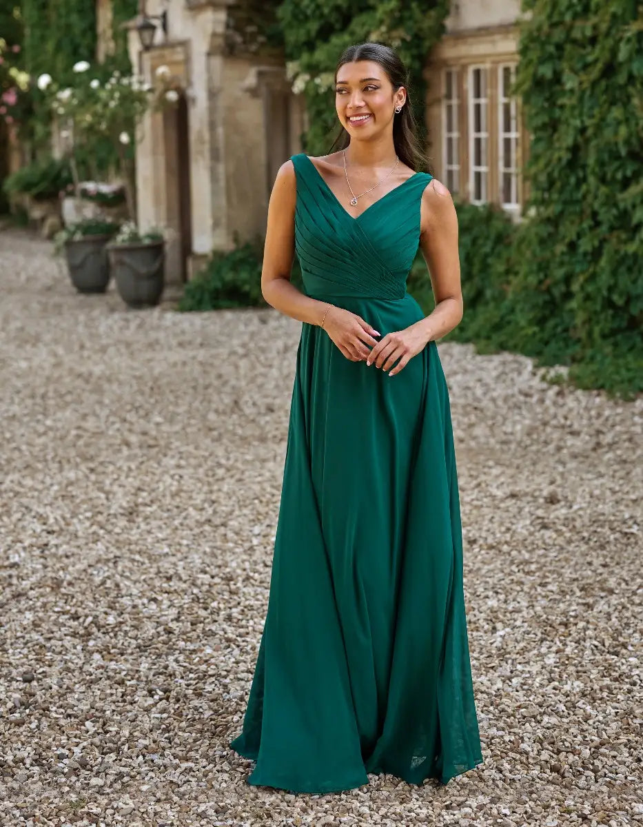 a gorgeous pleated bodice with an unexpected romantic cowl back ...