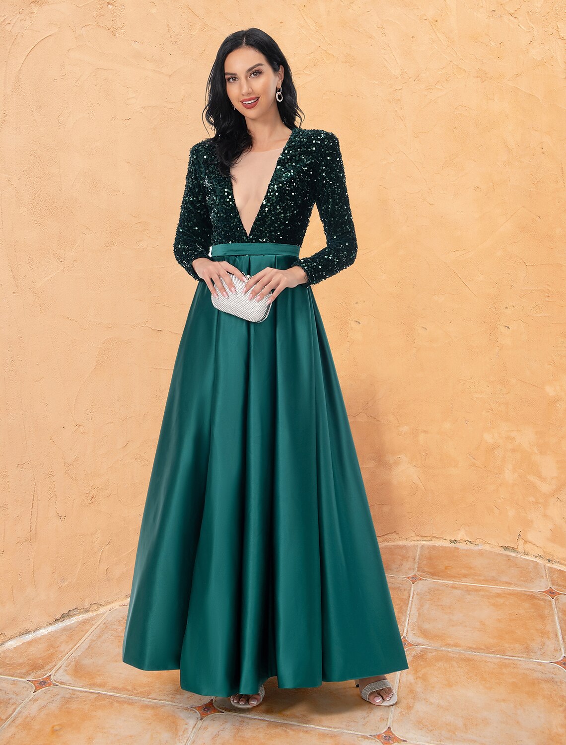 Ball Gown Cocktail Dresses Sparkle & Shine Dress Wedding Party Floor L ...